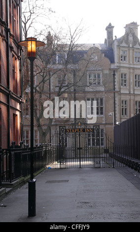 Staple Inn, High Holborn, London England UK Black and white timbered ...