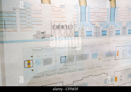 Technical engineering diagrams Stock Photo - Alamy