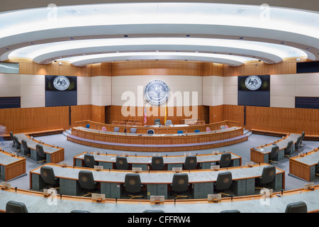 House of Representatives chambers of the New Mexico state capitol ...