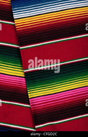 Mexican serape fabric colorful pattern texture background Stock Photo ...