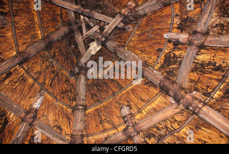 bronze age celtic village,round house huts in welsh bronze age hamlet ...