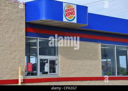Burger Kind drive thru window, USA Stock Photo - Alamy