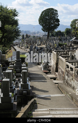 walkway through cemetery, Kyoto, Japan Stock Photo - Alamy