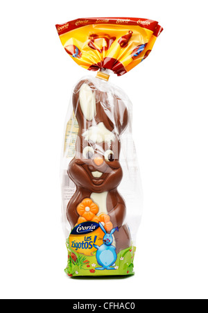 French chocolate rabbit for easter Stock Photo - Alamy