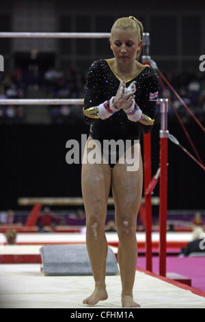 Jocelyn HUNT of Great Britain at the womens Gymnastics, competing at ...