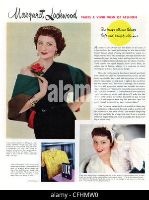 1950s UK Lux Magazine Advert Stock Photo - Alamy