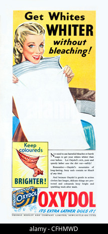 Oxydol washing powder advert from 1954, a brand owned by Proctor ...