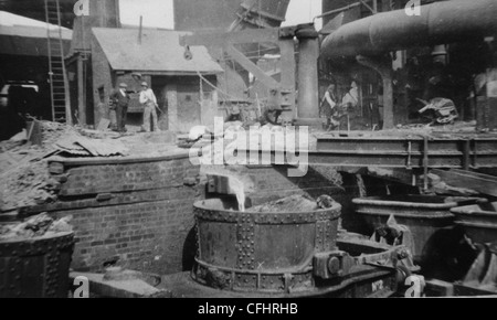 Canal Basin, Bilston Steelworks, Spring Vale, Bilston, 1920s Stock ...
