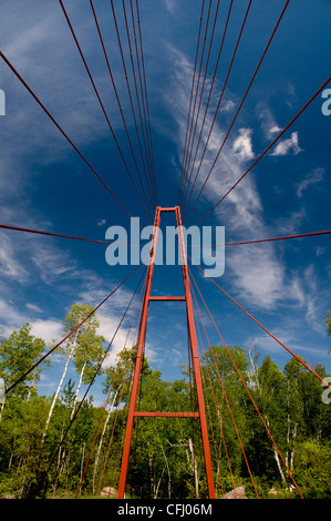 Pedestrian bridge in a provincial park in Canada Stock Photo - Alamy