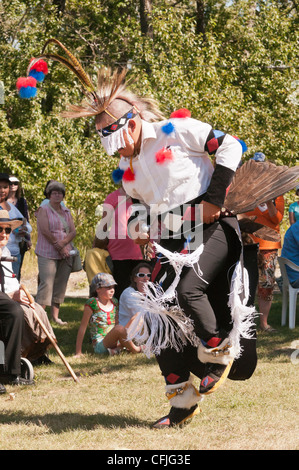 Man in traditional regalia, Stony Nakoda First Nations, Bar U Ranch ...
