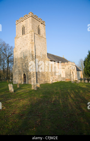 Parish church of Saint Peter, Monk Soham, Suffolk, England Stock Photo ...