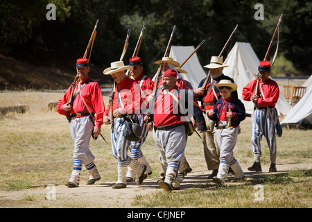California Lebec Fort Tejon State Historic Park active army post 1854 ...