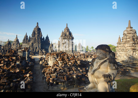 Sewu temple at Prambanan archaeology site in Yogyakarta, Indonesia ...