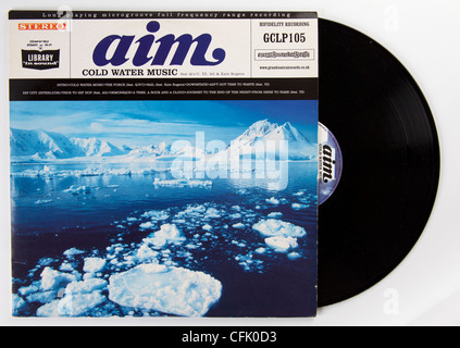 Aim, Cold Water Music album cover Stock Photo - Alamy