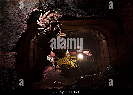 Coal Mining drilling machine Stock Photo - Alamy