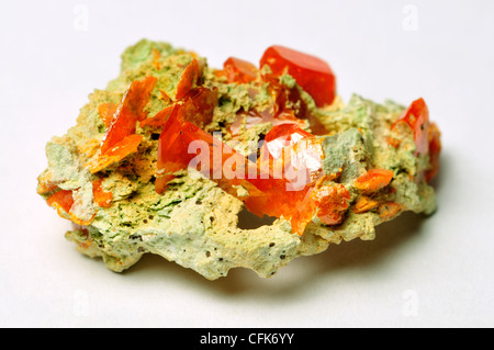 Wulfenite is a lead molybdate mineral Stock Photo - Alamy