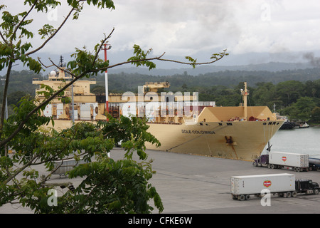 Del Monte Fruit Ship Puerto Quetzal Guatemala Central America Stock ...