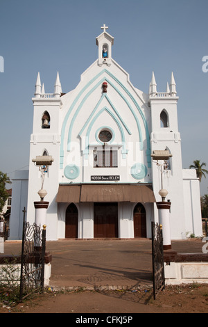 Church in Chandor Goa Stock Photo - Alamy