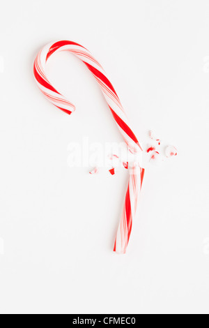 Broken Candy Cane Stock Photo - Alamy