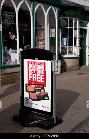 end of aisle special offers in a uk tesco supermarket Stock Photo - Alamy