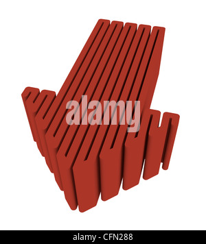 3d red arrow Stock Photo - Alamy