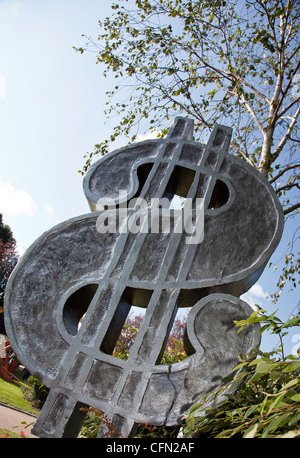 Giant dollar sign. Giant dollar sign Stock Photo - Alamy