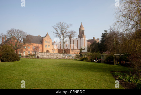The Benedictine monks of Quarr Abbey near Ryde on the Isle of Wight ...