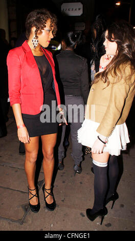Waterloo Road actors Anna Jobarteh and Darcy Isa , at Chipmunks Album ...