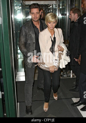 Boyzone star Keith Duffy out with his wife Lisa Smith celebrating ...
