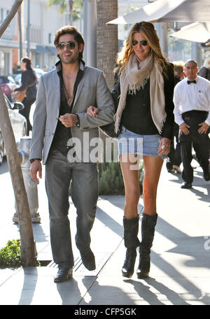 Cedric Martinez and Brandi Glanville out and about in Beverly Hills ...