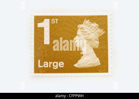 First Class Large Postage Stamp United Kingdom Stock Photo: 10692561 ...
