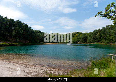 Blue Pool at Furzebrook, Dorset Stock Photo - Alamy