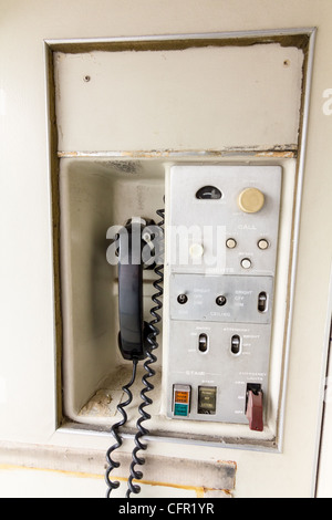 Telephone Cabin attendant Stock Photo - Alamy