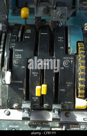 control panel machine with levers in a factory Stock Photo - Alamy