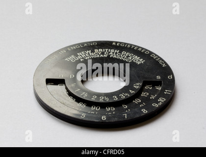 New British Decimal Currency Calculator Stock Photo - Alamy