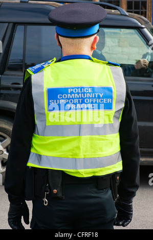 A British male traffic police officer of the Gloucestershire ...