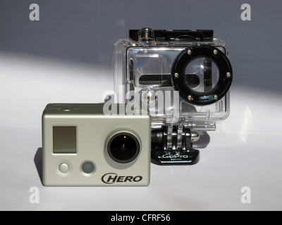 Video camera GoPro HD Hero, waterproof Stock Photo - Alamy