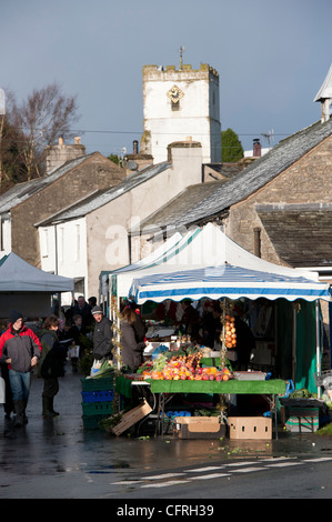 Farmers Market held in Orton village, Cumbria Stock Photo - Alamy