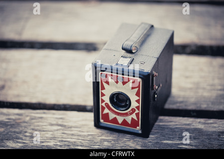 Beautiful old vintage Box Camera Stock Photo - Alamy