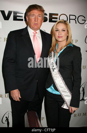 Donald Trump and Tara Conner, Miss USA 2006 Miss USA 2007 - Arrivals ...