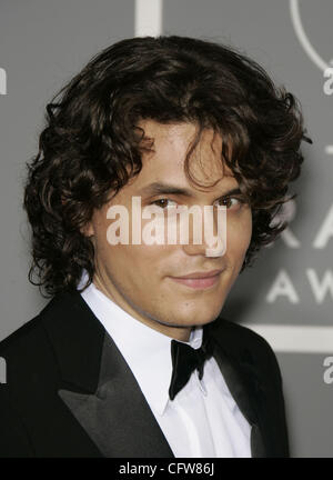 John Mayer arriving at the 49th Annual Grammy's at the Staples Center ...