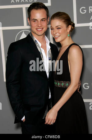 Leann Rimes arriving at the 49th Annual Grammy's at the Staples Center in Los Angeles. February ...