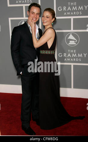 Leann Rimes arriving at the 49th Annual Grammy's at the Staples Center in Los Angeles. February ...