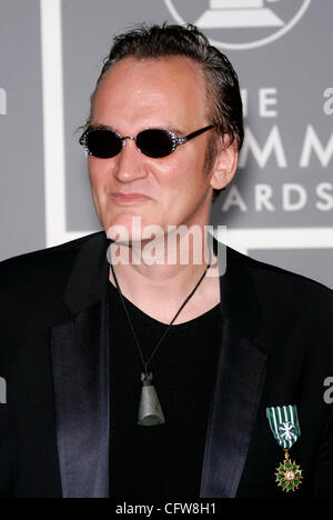 Quentin Tarantino arriving at the 49th Annual Grammy's at the Staples ...