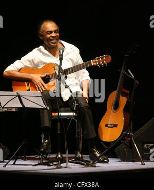 Brazilian singer and songwriter Gilberto Gil performs during the Rock ...