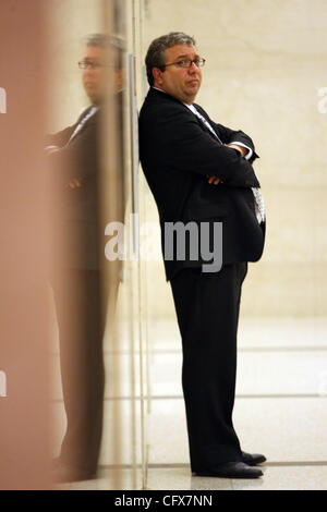 Sketch made by Christine Cornell. Trial of Judge Gerald Garson at ...