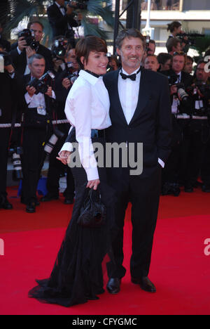 Antoine de Caunes and Daphne Roulier attending the 'I love TV on Ice ...