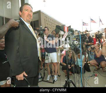 May 25, 2007 - Canton, OH, USA - MYISHA FERRELL listens, behind a ...