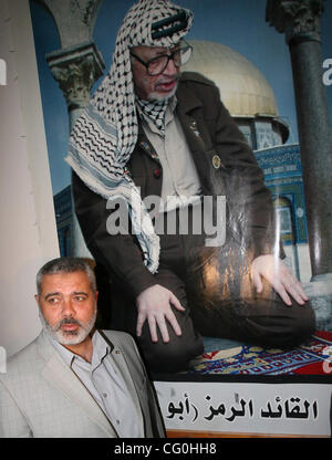 A picture of Hamas leader Ismail Haniyeh, who was killed in Tehran is ...