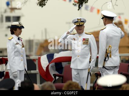 July 10th, 2007 - Alameda, CA, USA - (l to r) Vice admiral Charles ...